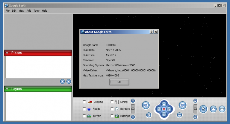 Old Versions of Google Earth