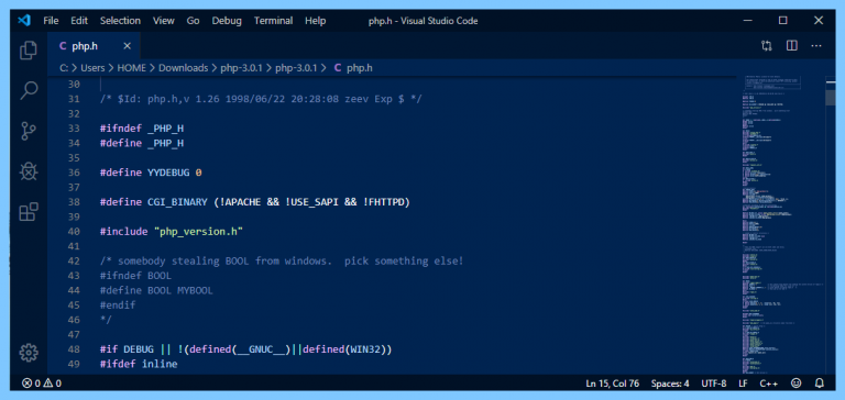 Old Versions of PHP